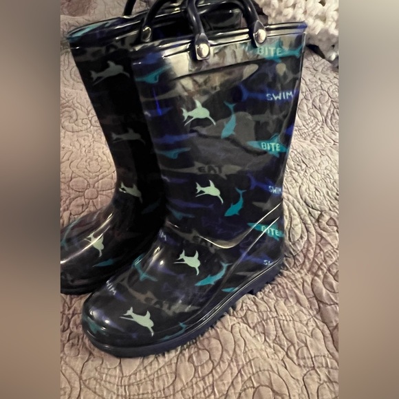 Shoes | Shark Rubber Boots | Poshmark